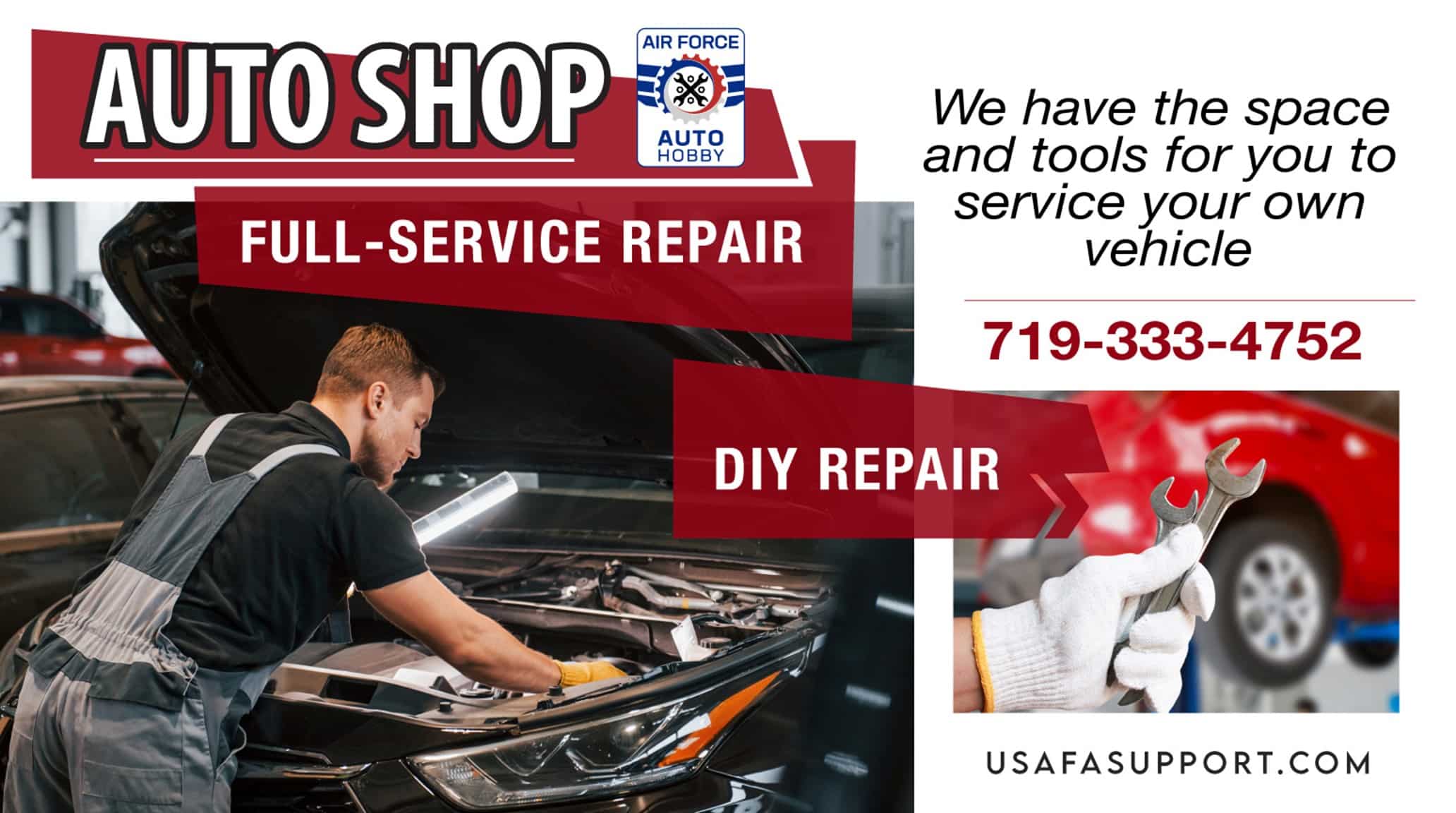 Auto Skills Shop | USAFA 10 FSS